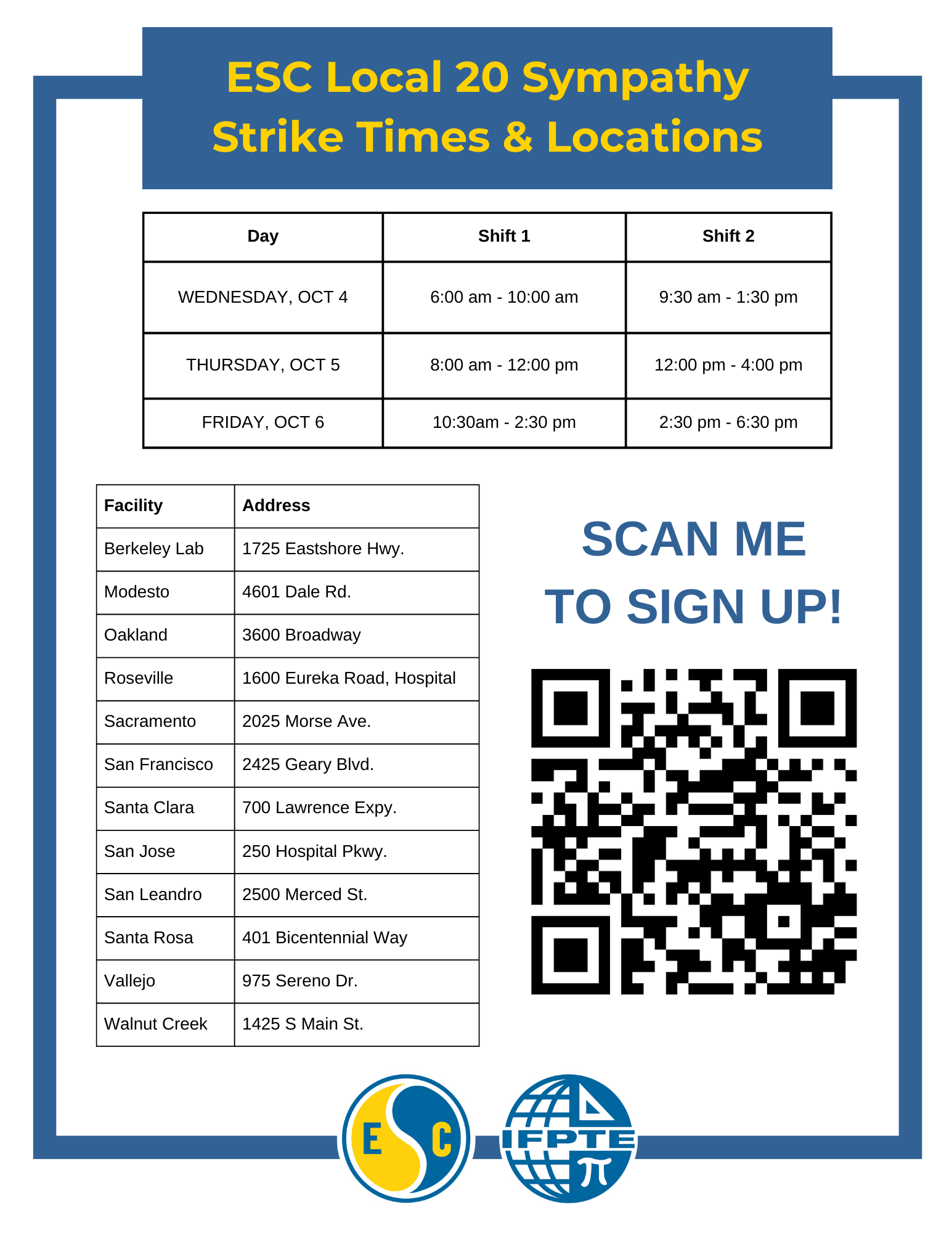 Sign Up For Your Sympathy Strike Shift Today! | Engineers and ...